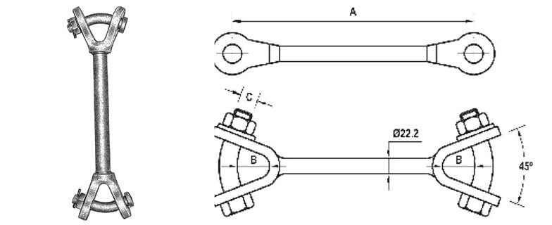 Hot Line Y-Y Clevis Exporter & Manufacturer - Multimet Overseas
