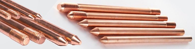Solid Copper Earth Rods | Solid Copper Ground Rod Manufacturer